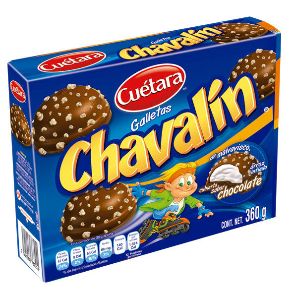 CHAVALIN CUETARA 360 GR (B) CHOCOLATE – Ayala Amaya Online!