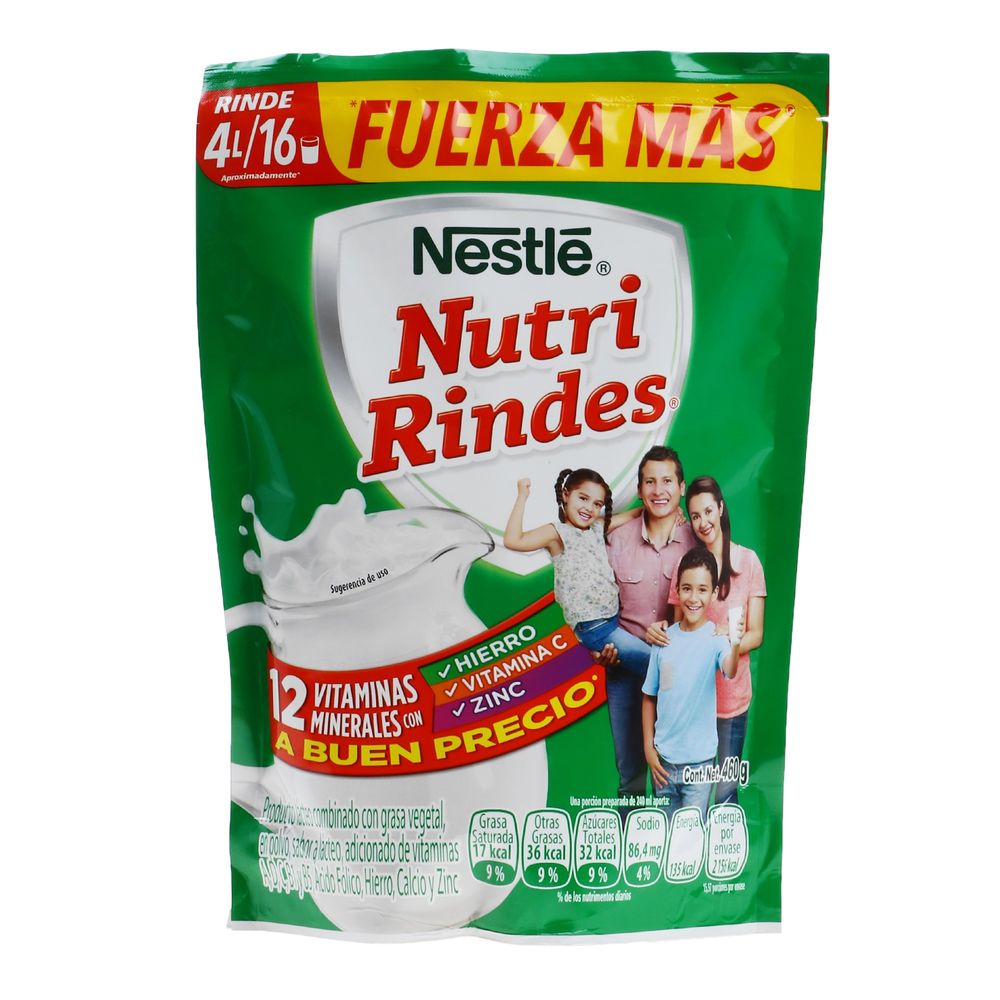 NUTRI RINDES NESTLE 460 GR (B) – Ayala Amaya Online!